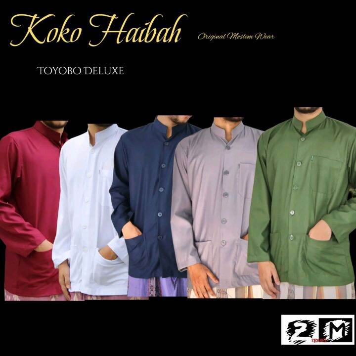 Koko Haibah Assayid Polos Lengan Panjang Dewasa Haibah model Ammu ...