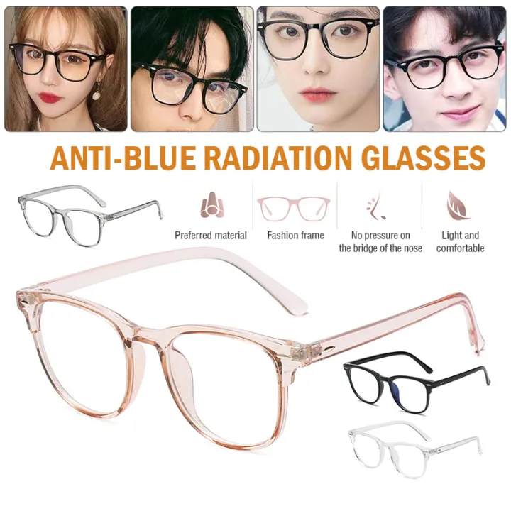 Computer Optical Eyewear Anti Radiation Glasses Transparent Lens Women ...