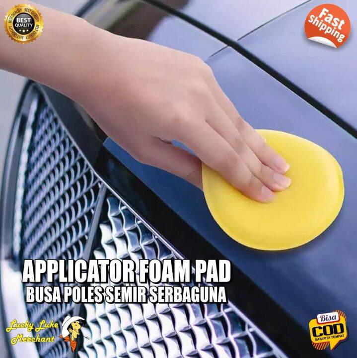Spon Busa Auto Detailing Poles Wax Aplikator Pad Spons Semir Poles ...