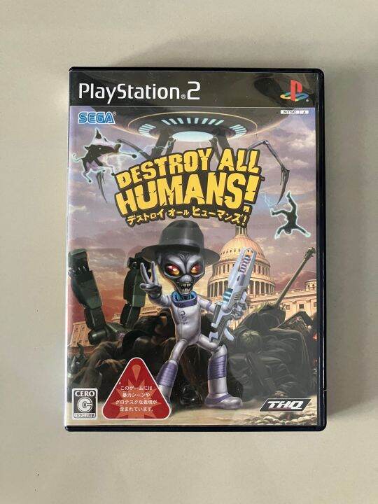 แผ่นเกมแท้ [PS2] Destroy All Humans! โซนญี่ปุ่น สภาพสวย คู่มือพร้อม ...