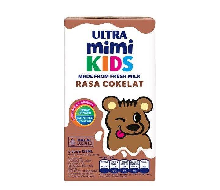 ULTRA Mimi Kids Susu UHT Cokelat / Stroberi / Ultra Mini Full Cream 125 ml | Lazada Indonesia