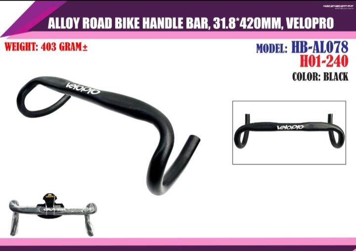 Sence / velopro alloy racing handlebar dropbar - aero type for roadbike | Lazada