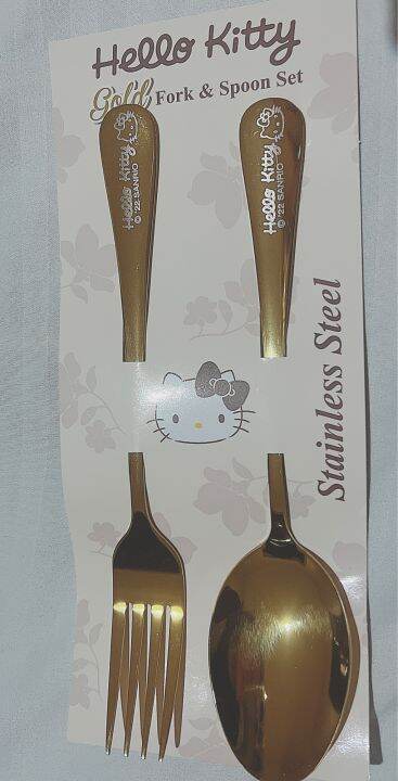 Hello! kitty stainless spoon set | Lazada PH