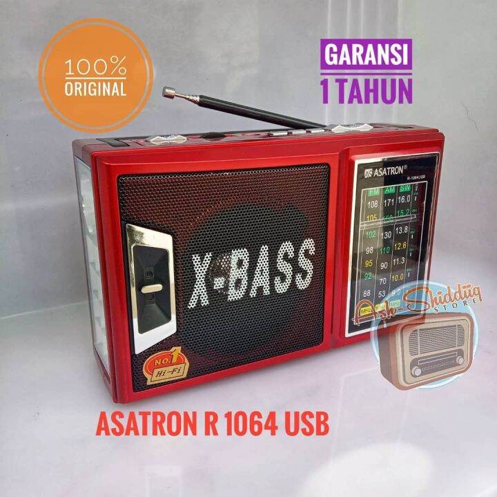 Radio FM AM/Radio Jadul Asatron R 1064 USB 100% Original | Lazada Indonesia