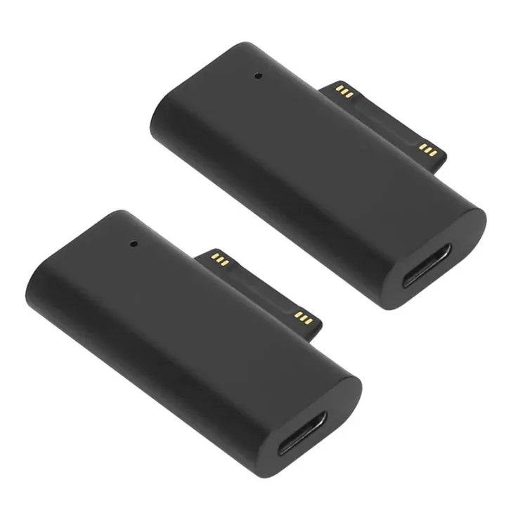 USB Type C 15V 3A PD ชาร์จไฟอะแดปเตอร์ชาร์จสำหรับ Microsoft Surface Pro ...