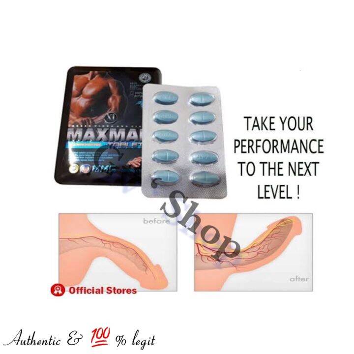 Original Max*M4n Blue Tablet ( Discreet Packaging) | Lazada PH