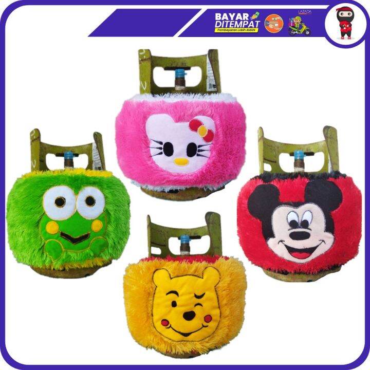 Sarung gas elpiji 3 kg sarung tabung gas lucu dan imut | Lazada Indonesia