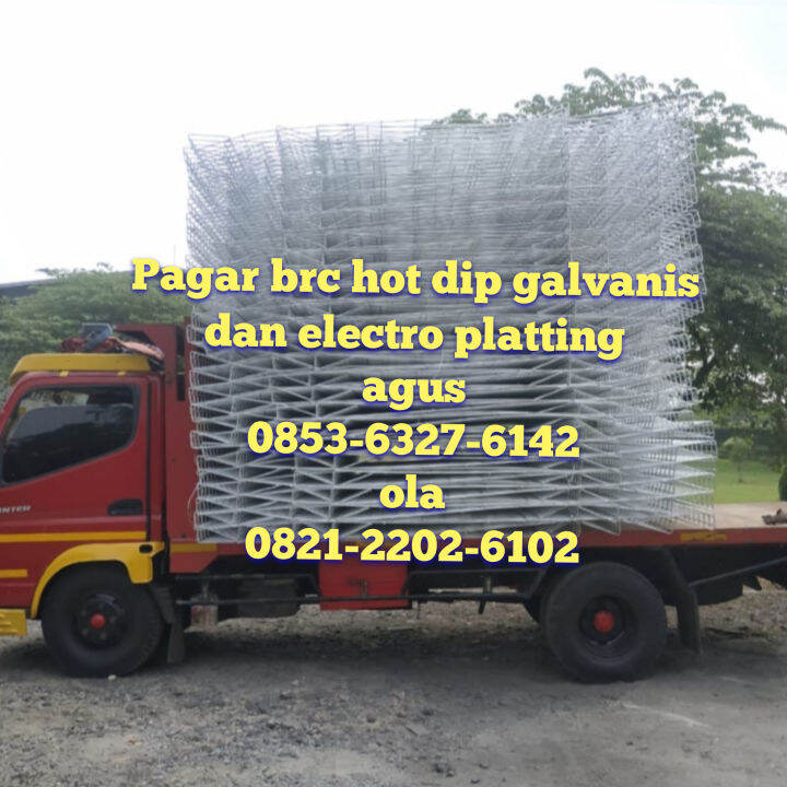 Pagar brc tinggi 90 cm x lebar 240 cm x diameter 5.5 mm electro ...