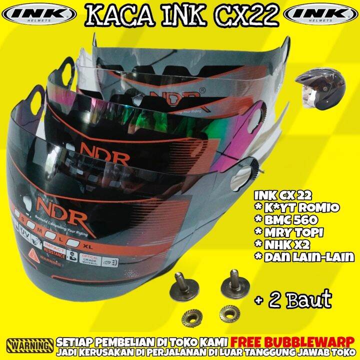 Kaca Visor Helm Ink Cx22 Ink TRX Honda - Kaca Helm - Mds Reflector ...