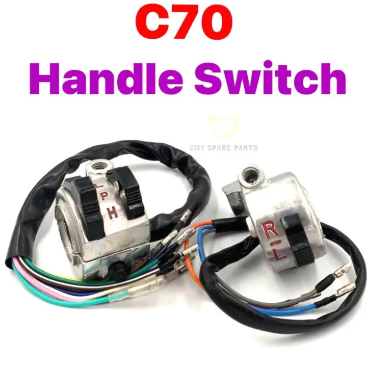 HONDA C70 HANDLE SWITCH (ST) // C70 HONDA LAMPU BULAT C70 HANDLE SWITCH ...