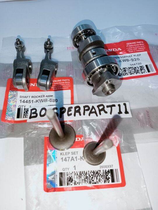 noken as KWB + pelatuk klep KWB + Kelep set KWB Honda Revo absolute ... noken as KWB + pelatuk klep KWB + Kelep set KWB Honda Revo absolute ...