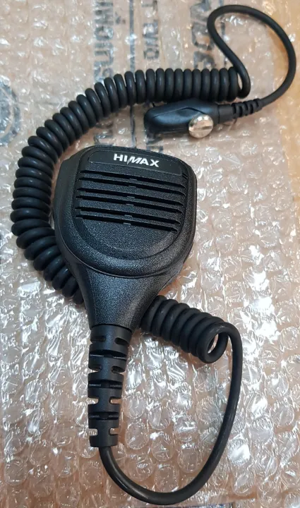 ไมค์นอก งาน ของ เเท้ ใช้งานกับ วิทยุสื่อสาร รุ่น HIMAX VX 65 /66 ด้าน ฝั่ง ขาเสียบ เป็น เเบบ ขัน ...