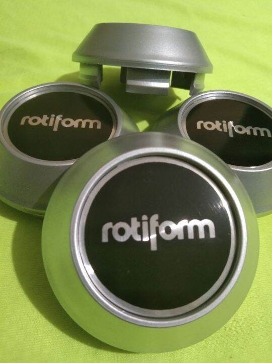 Dop center velg logo Rotiform. Variasi kerucut silver diameter 6,8 cm ...
