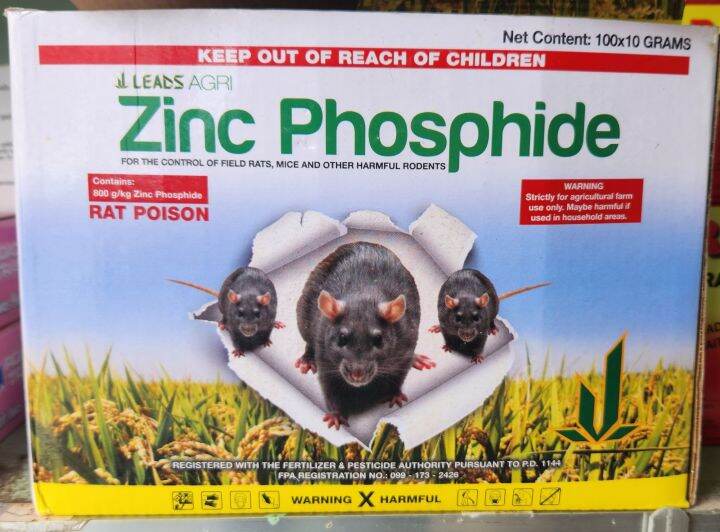 Zinc Phosphide by LEADS AGRI for the control of field rats, mice and ...