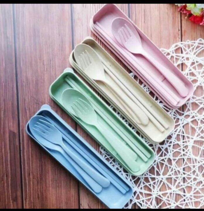 sedok set korea kemas box | Lazada Indonesia