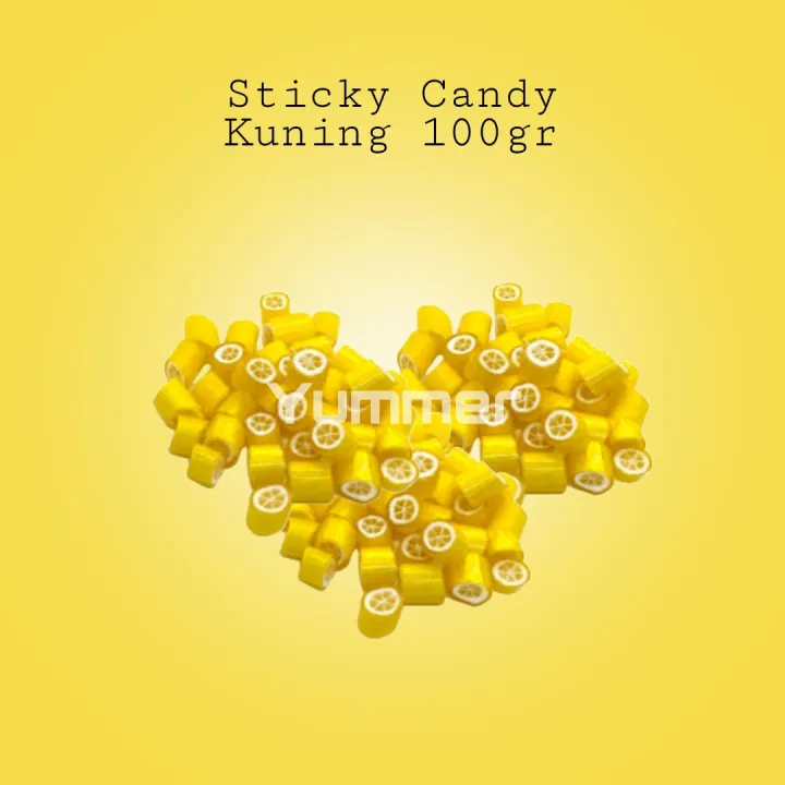 Permen sticky candy kuning 100gr | Lazada Indonesia