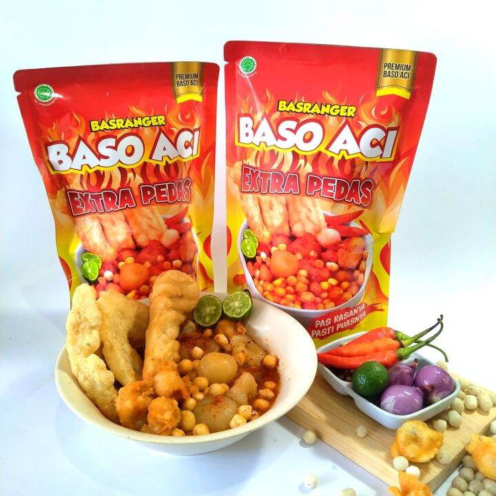 BASO ACI EXTRA PEDAS BASRANGER Merupakan Baso Aci Frozen Food,Rasa ...