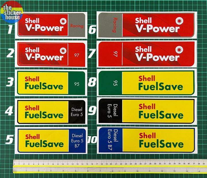SHELL V-POWER RACING / V-POWER 97 / SHELL FUEL SAVE 95 / DIESEL EURO 5 ...