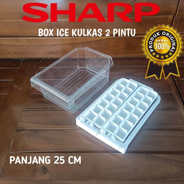 RAK ICE MAKER & BOX ICE STORAGE KULKAS SHARP 2 PINTU PANJANG 25cm ...