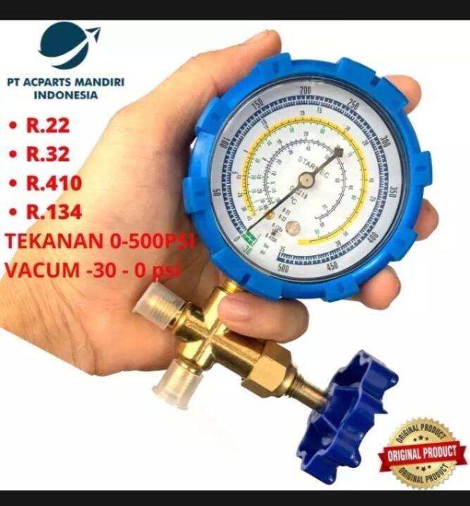 testing manifold ac double gauge multi r22 / r32 / r410 / r134 | Lazada ...