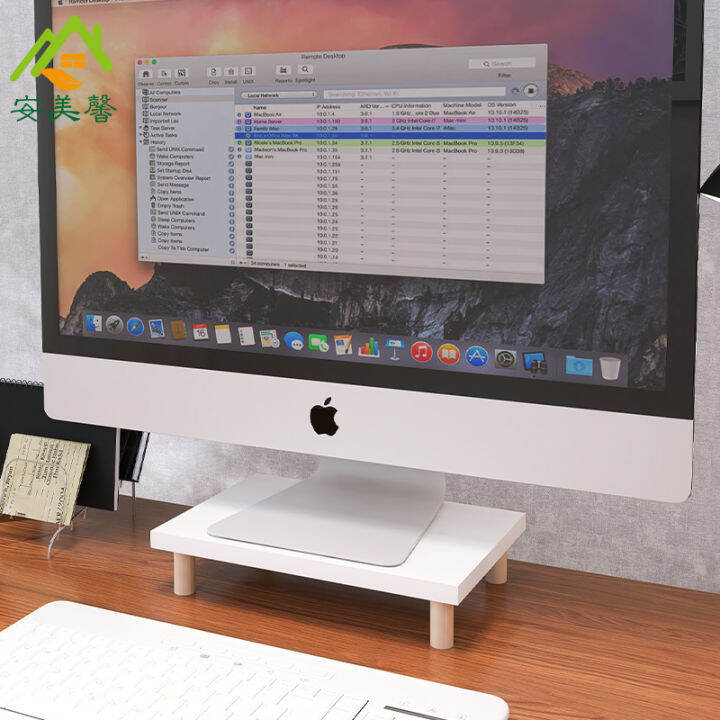 Small Desktop Computer Monitor Elevated Rack Small Small Screen Raised ...