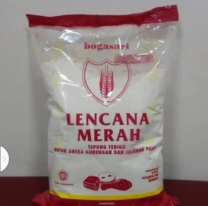 tepung terigu lencana merah 1kg | Lazada Indonesia
