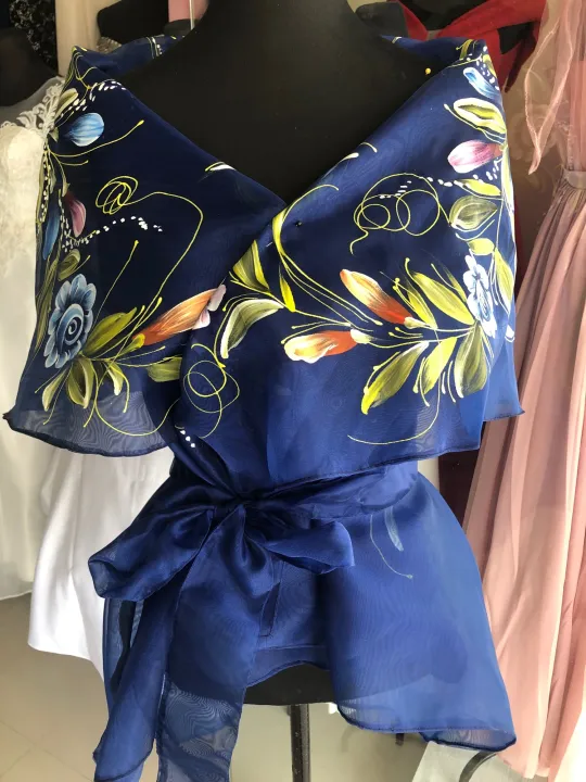 Modern filipiniana wrap around | Lazada PH