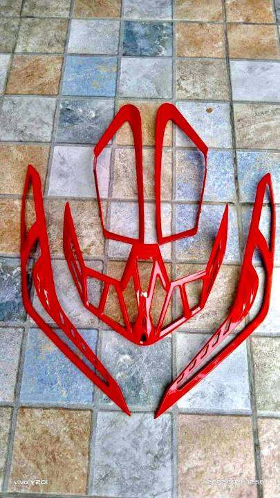 HONDA CLICK 125 / 150 3 IN 1 RED GARNISH | Lazada PH
