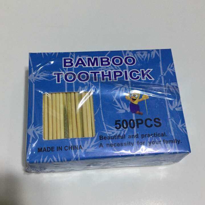 1 Pack Bamboo Toothpick 500Pcs | Lazada PH