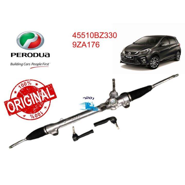 100%Original(New) Perodua myvi 2018 power steering rack with tie rod end | Lazada