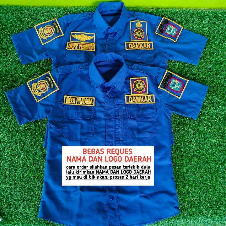 KEMEJA PDH DAMKAR KEMEJA TACTIKAL | Lazada Indonesia