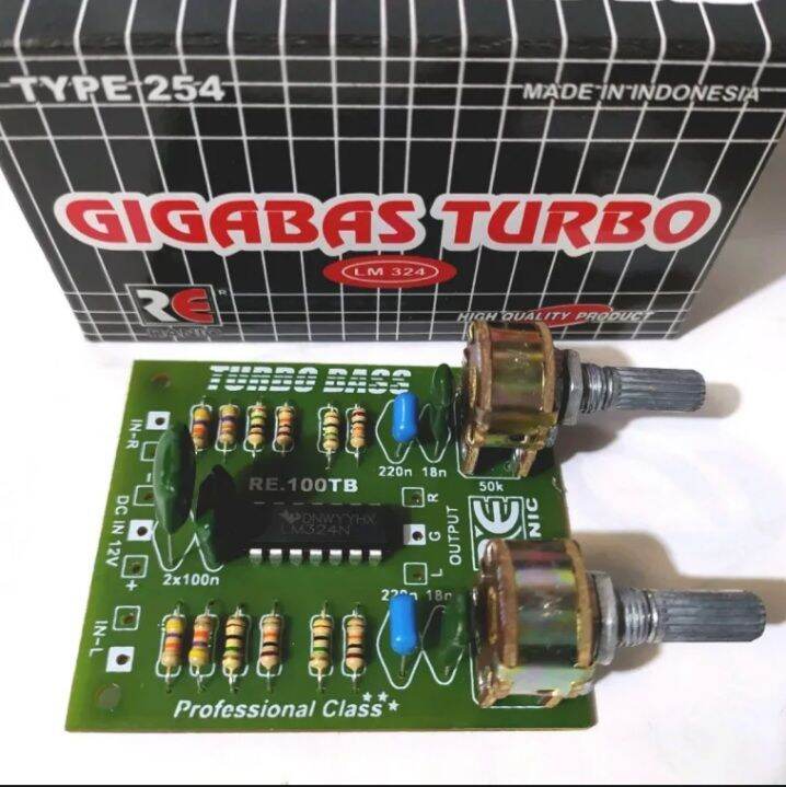 Kit Giga Bass Turbo 2 potensio 12.vdc | Lazada Indonesia