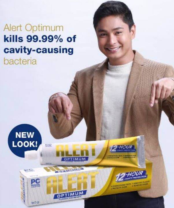 ALERT 0PTIMUM FLOURIDE TOOTHPASTE 160g AUTHENTIC BY PER SONAL ...