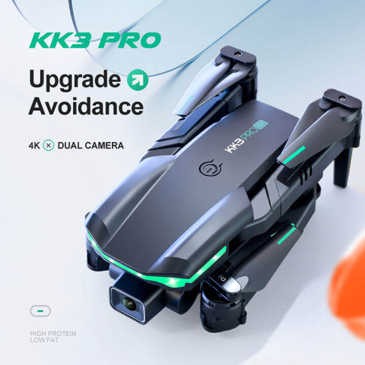 4K Dual HD Camera Obstacle Avoidance WiFi FPV Altitude Hold Mode ...