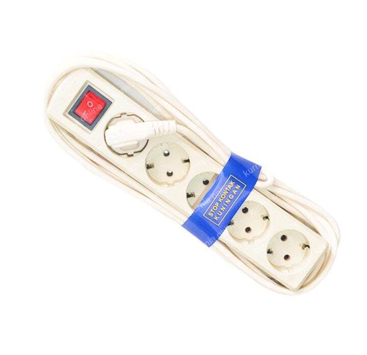 Terminal listrik colokan listrik 5 lubang 5 meter | Lazada Indonesia