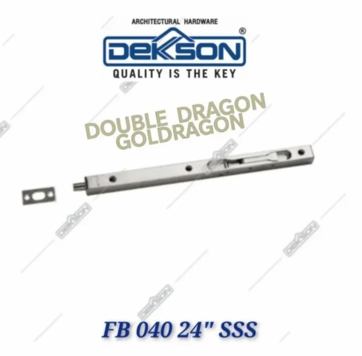 Flush Bolt Dekkson FB 040 24" SSS Grendel Tanam Dekkson FB 040 24" SSS | Lazada Indonesia