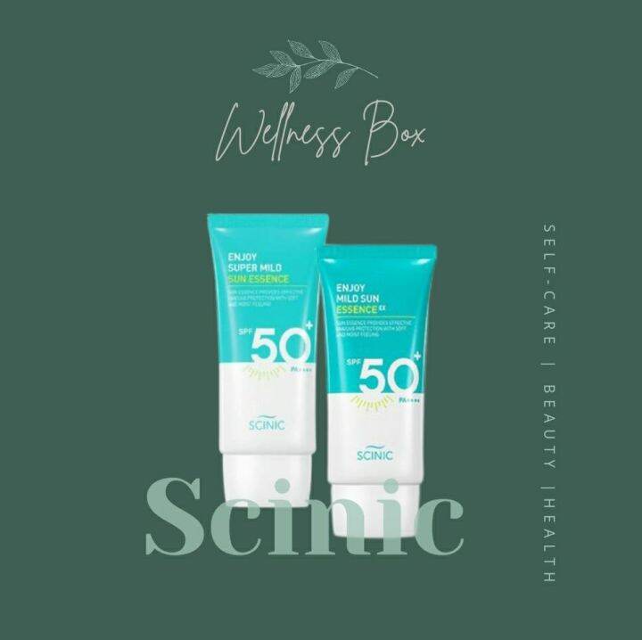 Scinic Enjoy Mild/Super Mild Sun Essence SPF50+ PA+++ (50ml) | Lazada PH