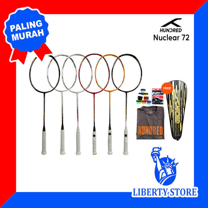 Raket Badminton HUNDRED NUCLEAR 72 IMPORT TERBARU | Lazada Indonesia
