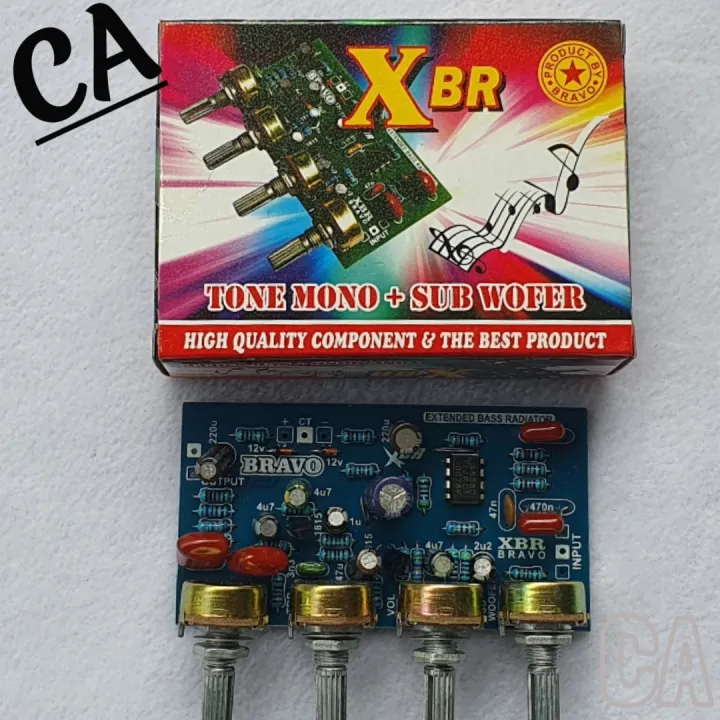 Tone Control Mono XBR Plus Subwoofer by Bravo | Lazada Indonesia