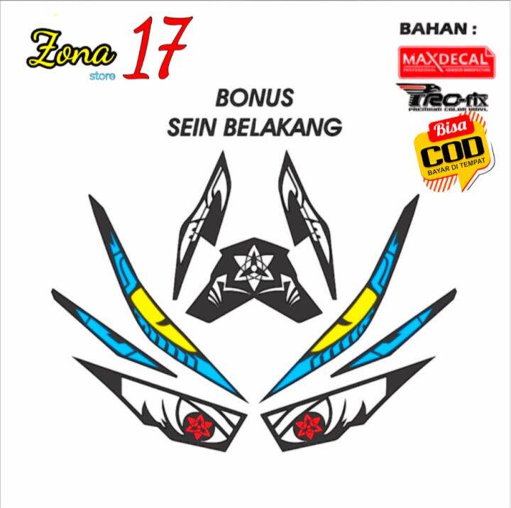 stiker sticker lampu alis vario led 125 150 | Lazada Indonesia