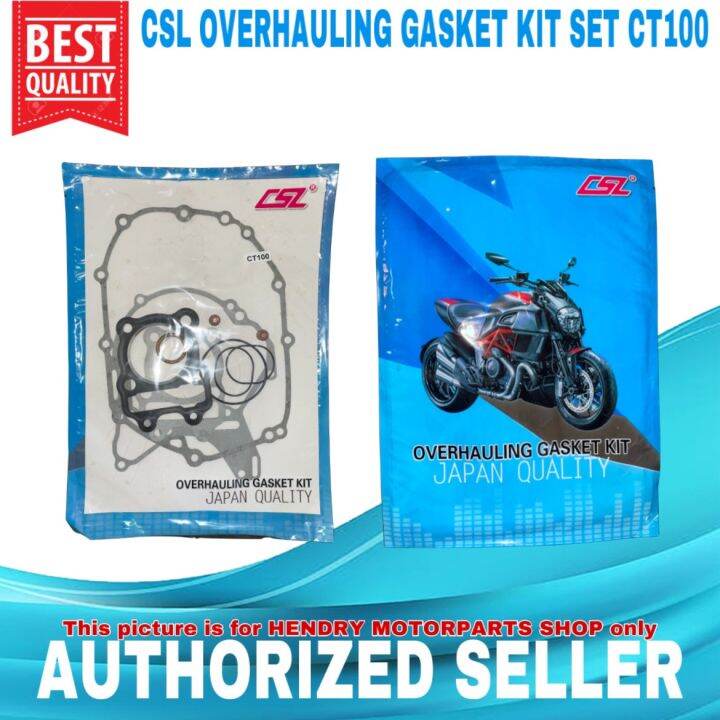 CSL OVERHAULING GASKET KIT SET FOR KAWASAKI BAJAJ CT100 / CT 100 ...