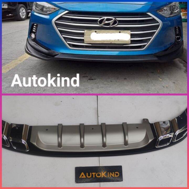 Rear Diffuser Elantra 2016 2017 2018 2019 2020 2021 2022 | Lazada PH