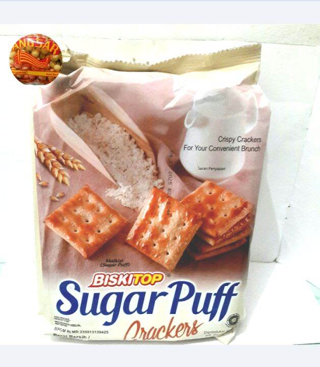 roti biskitop malkist crispy crackers sugar puff 280 gr | Lazada Indonesia