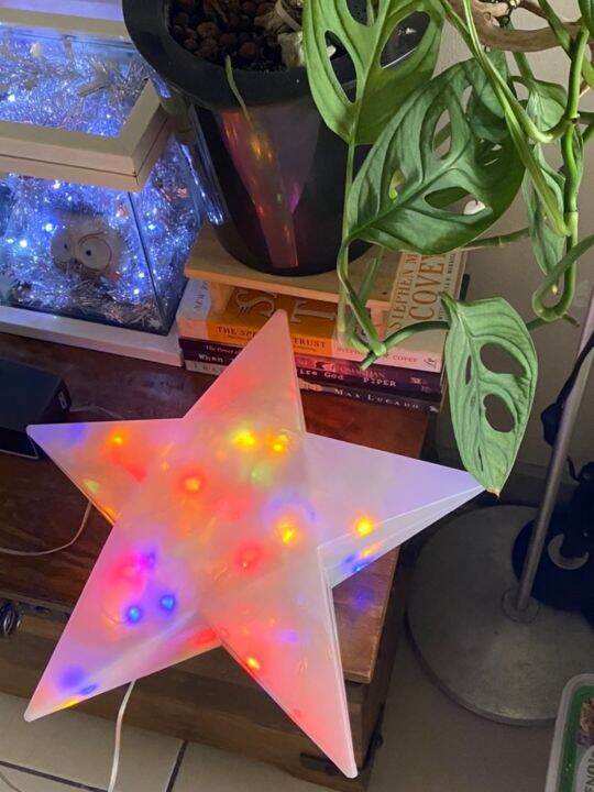 14 inches Christmas Parol with Cover (No Lights), Hard Plastic Parol ...