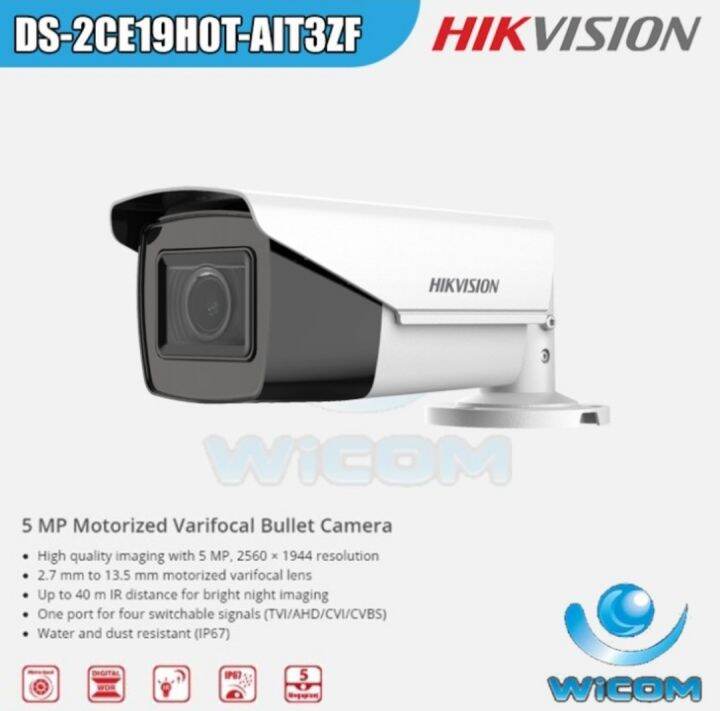 Hikvision Analog CAMERA 5MP DS-2CE19H0T-AIT3ZF CCTV | Lazada Indonesia