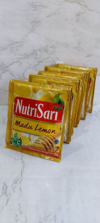 NUTRISARI MADU LEMON (1 renceng isi 10 sachet 14gram) | Lazada Indonesia