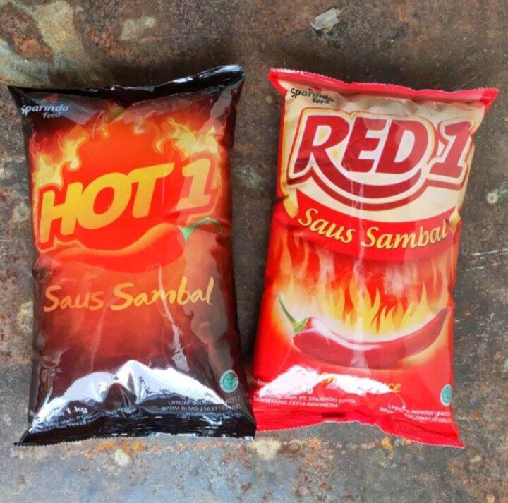 SAUS SAMBAL HOT 1 /RED 1 / SAUS TOMAT RED 1 / 1KG | Lazada Indonesia