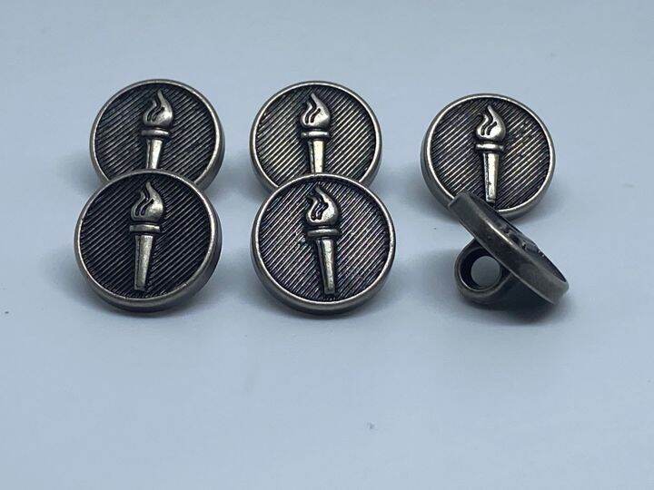 [6pcs] DepEd Uniform Buttons With Torch Logo Teachers Uniform DepEd ...