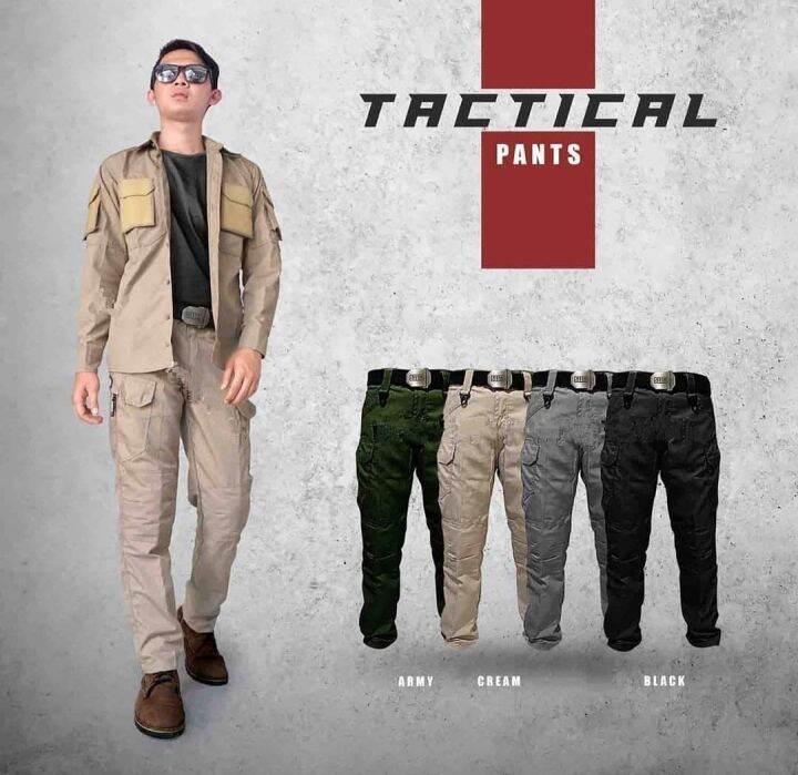 Seragam Tactical Set Setelan Tactical Kemeja Dan Celana | Lazada Indonesia