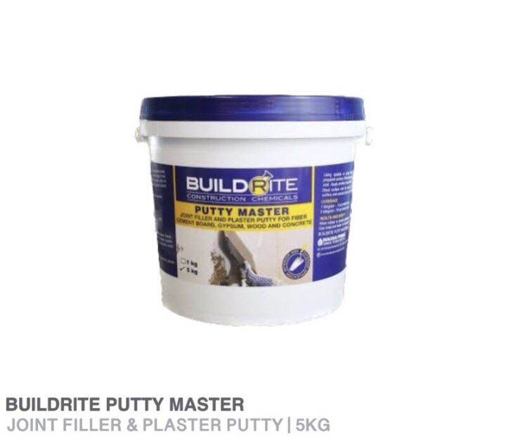 BUILDRITE PUTTY MASTER Joint Filler And Plaster Putty 5 KG | Lazada PH